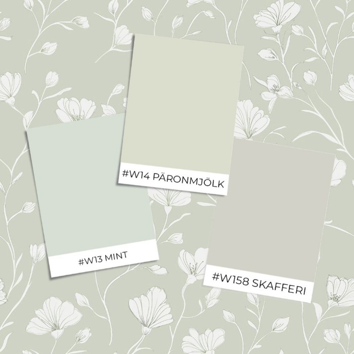 Eksempel på produktstil - Meja Green - 1041301-01 fra | Familietapeter